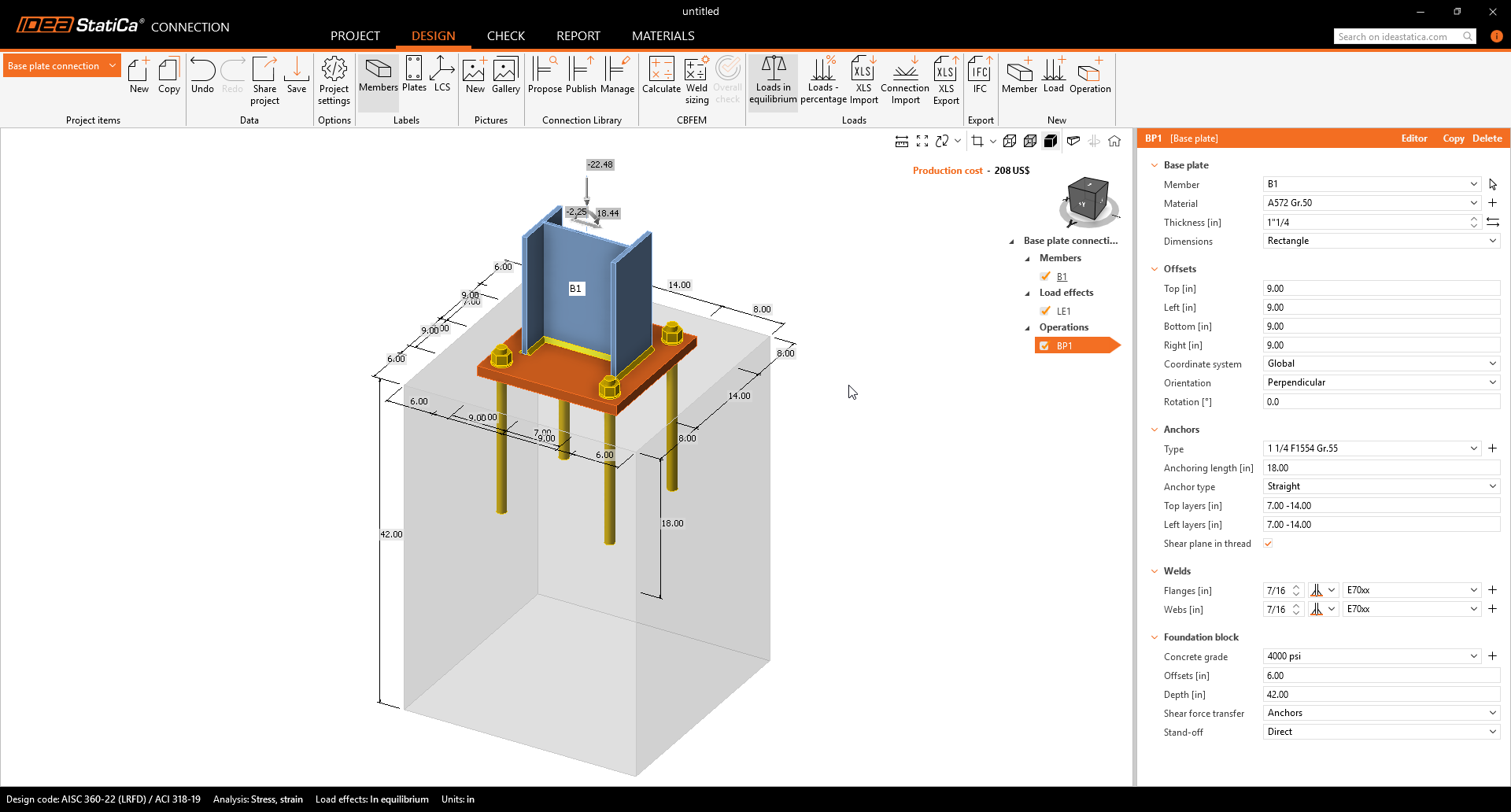 ACI - Connection app and Detail 3D integration tutorial | IDEA StatiCa